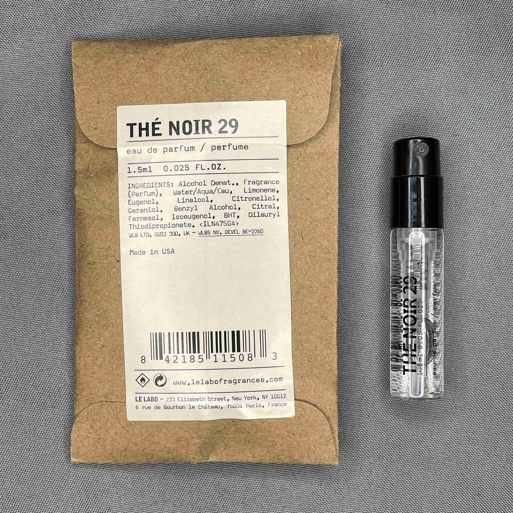 1.5ml Sample Le Labo The Noir 29 Perfume Fragrance | Shopee Philippines