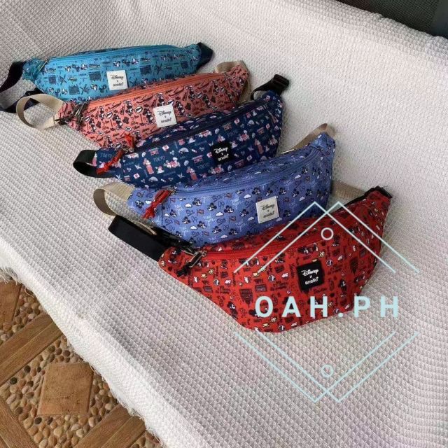NEW ARRIVAL Anello Disney Mickey Mouse Belt Bag | Shopee Philippines