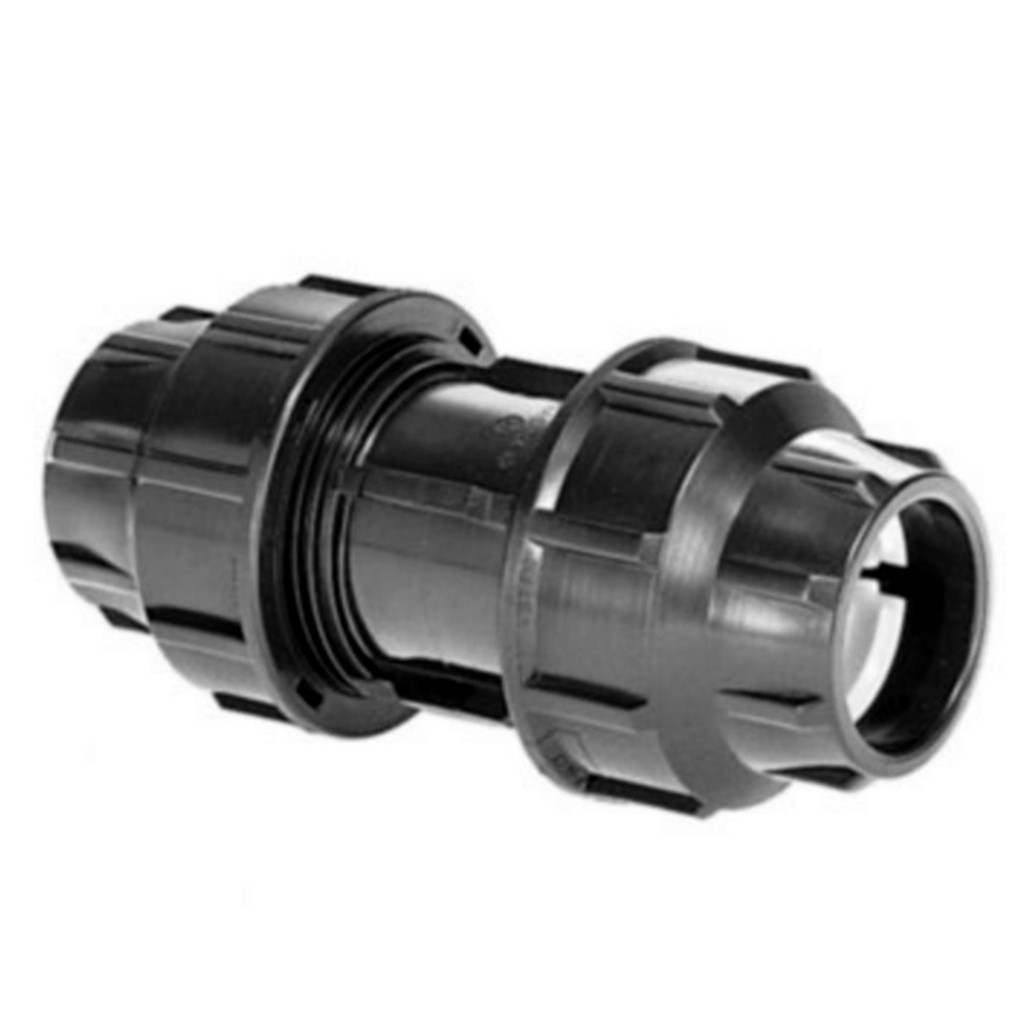 PE Compression Fittings Black Coupling (1/2 to 1) | Shopee Philippines