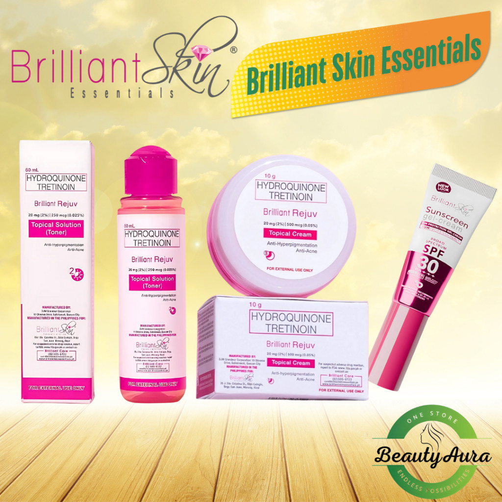Brilliant Rejuv Inclusions (Sunscreen 10g, Rejuv Cream, Topical Toner ...