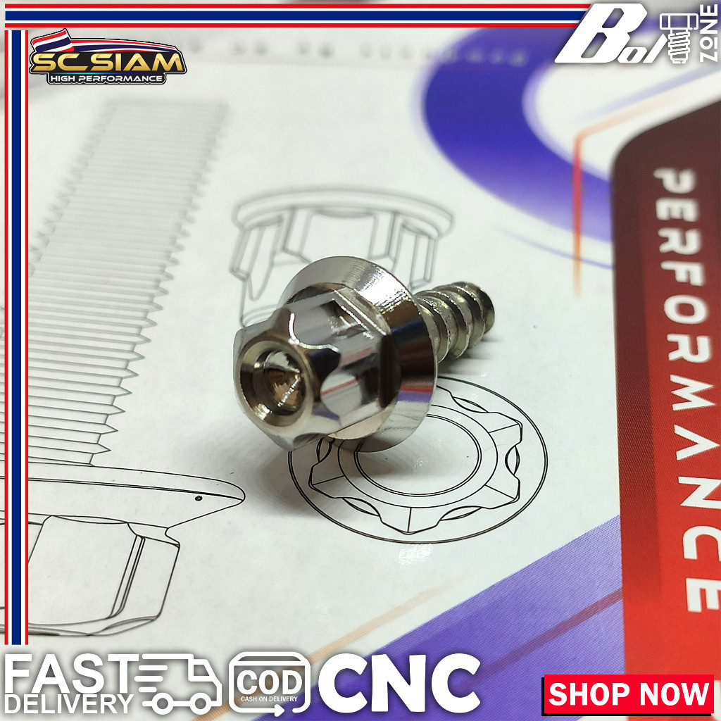 SC SIAM BODY SCREW BOLT YAMAHA 5X15 MM BODY FAIRINGS NMAX / AEROX / ALL ...