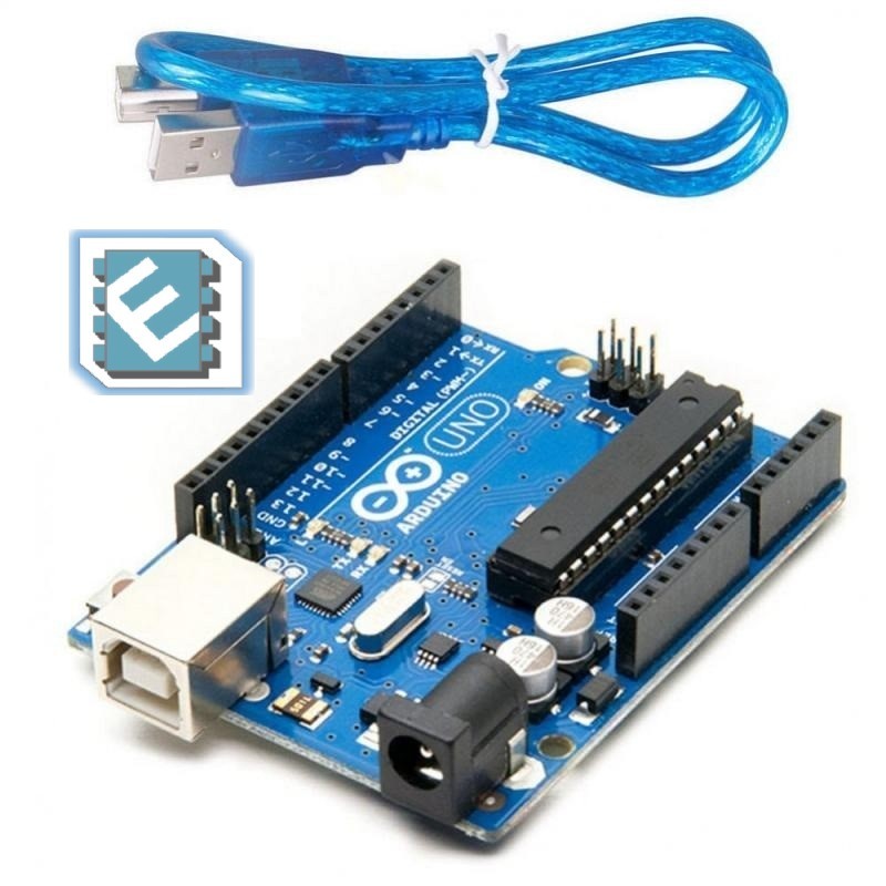 Arduino Uno R3 DIP TYPE CHIP WITH ATMEGA 16u2 DRIVER + free cable ...