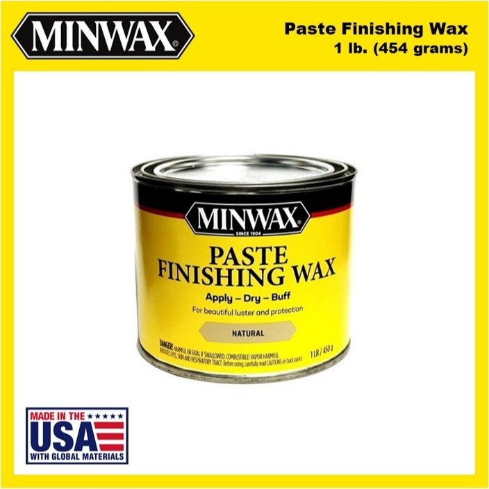 Minwax Paste Finishing Wax, Natural, 1 lb (.45kg) | Shopee Philippines