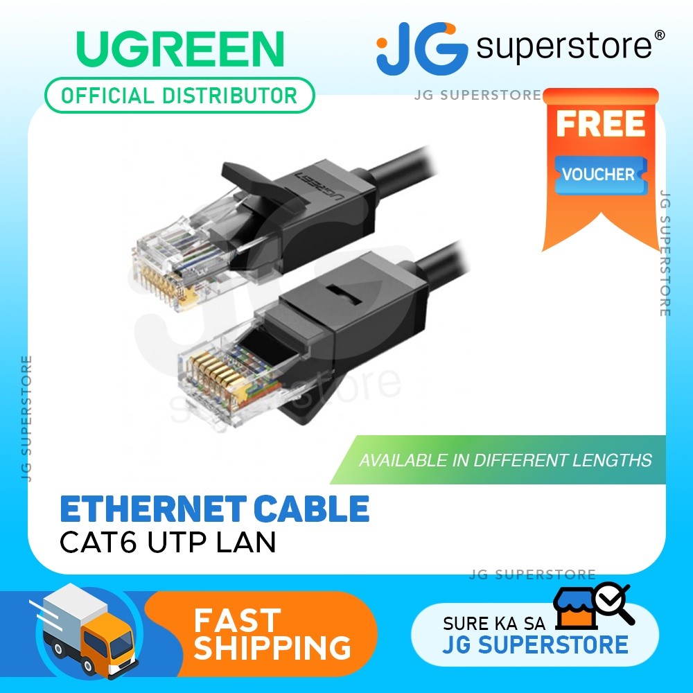UGREEN CAT6 UTP LAN Cable 1000 Mbps Gigabit RJ45 Patch Network Router ...