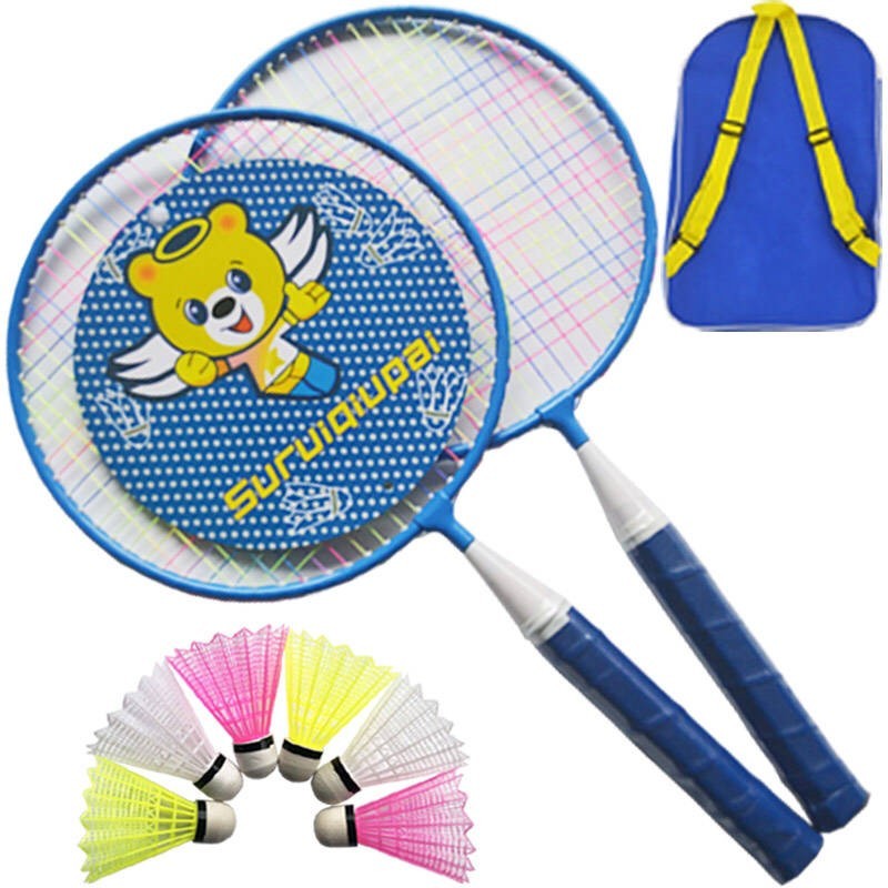 Children outdoor sports toys Badminton Racket 2pcs with 3balls for kids ...
