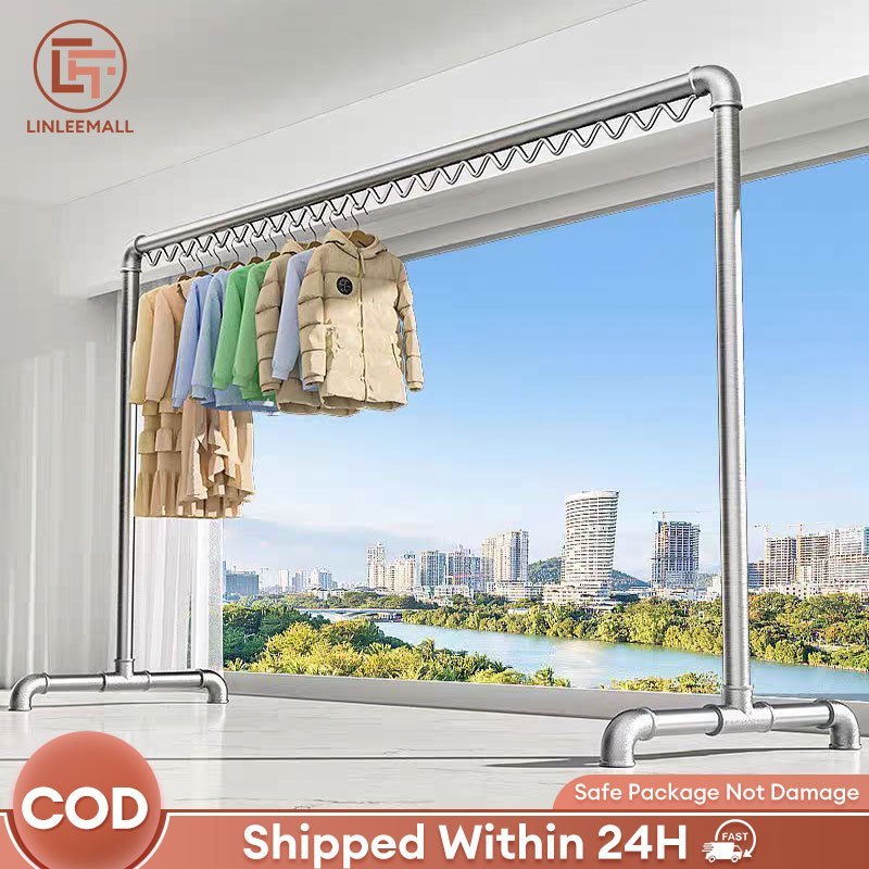 240CM Clothes Rack Stainless Sampayan Windproof Adjustable Clothes ...