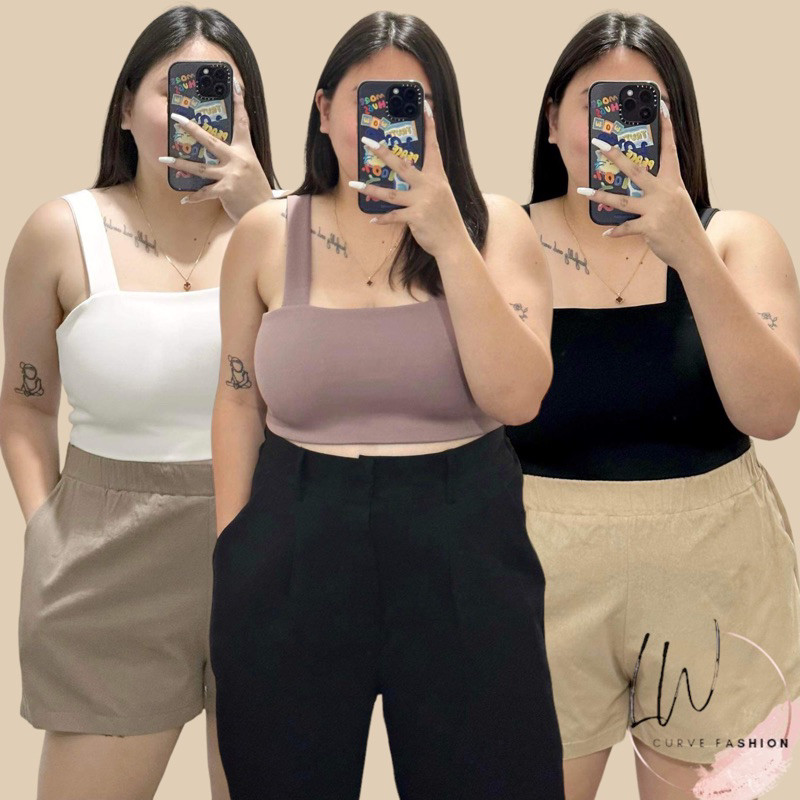 Basic Inner Plus Size Crop Top (XL-2XL) | Shopee Philippines