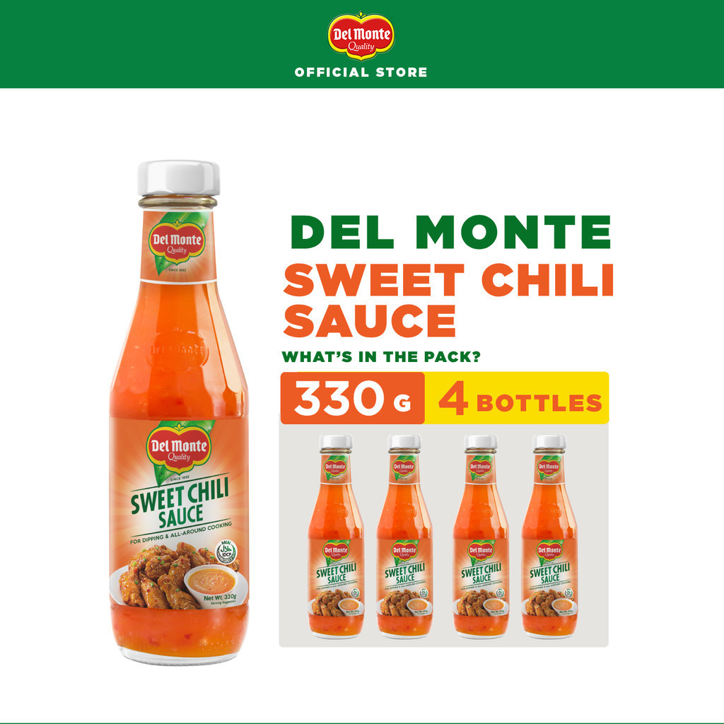 DEL MONTE Sweet Chili Sauce with bell peppers, chili, garlic! - 330g ...