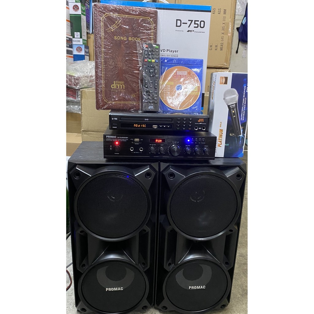 Megapro Doremi midi karaoke D-750 videoke dvd player with promac ...
