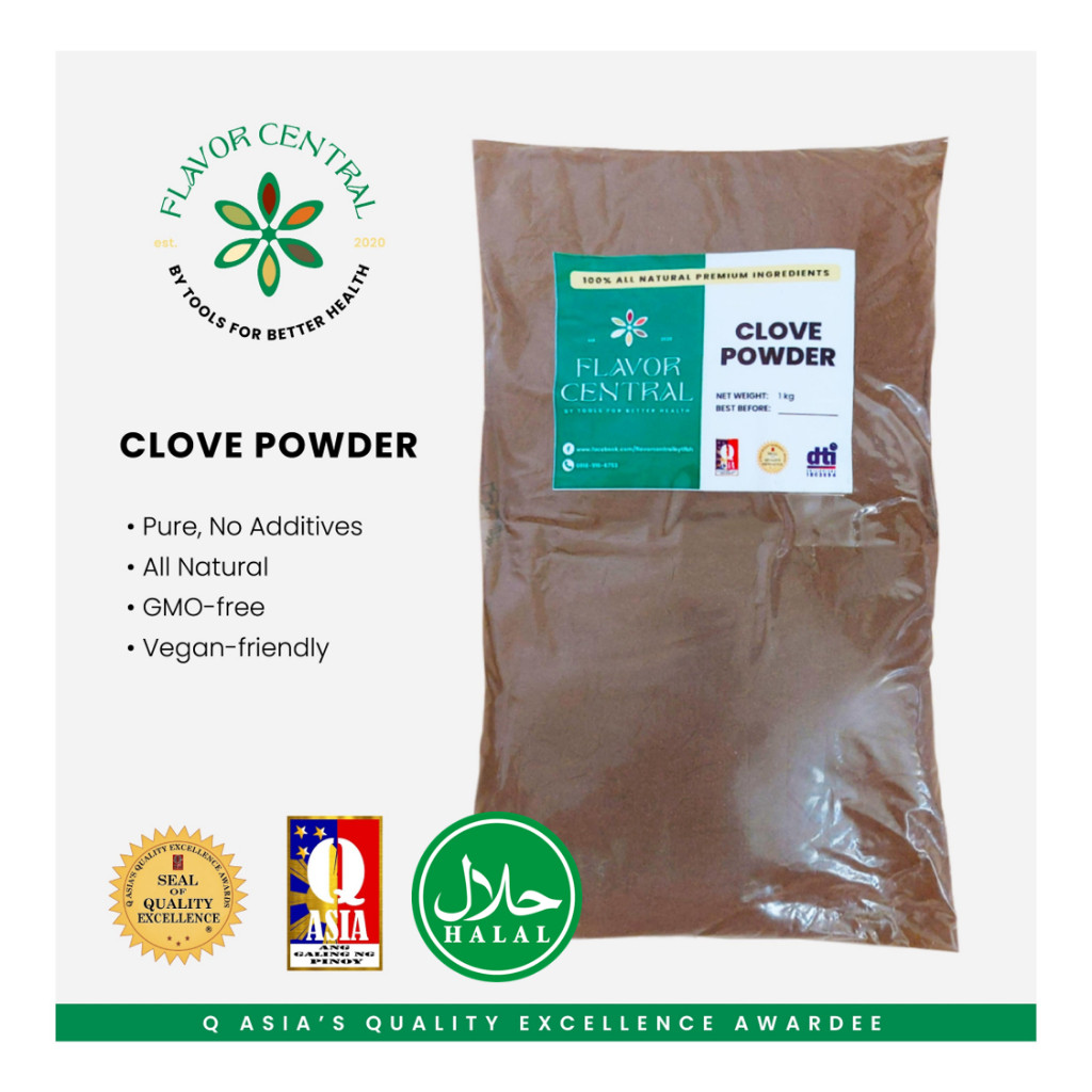FLAVOR CENTRAL Clove Powder 1KG Premium Pure Natural Vegan Halal ...