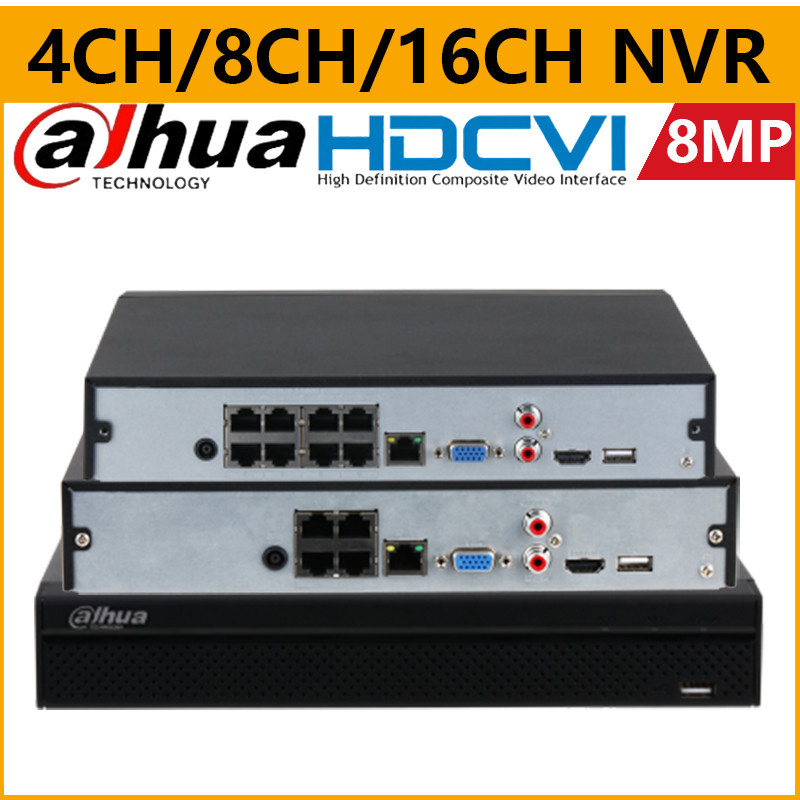 (IN STOCK )Dahua CCTV NVR 4/8/16 CH P2P Remote Surveillance Network ...