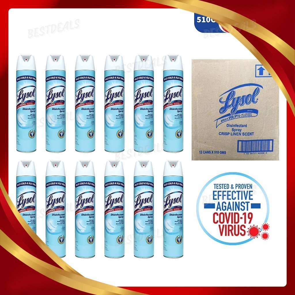 Lysol=H>Crisp?PLinen & Blossom Freshness Spray -'DJ{510g