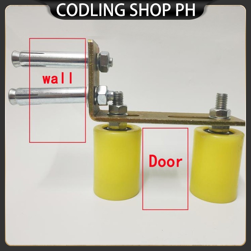 nylon guide wheel sliding gate top guide nylon rollers with L bracket ...
