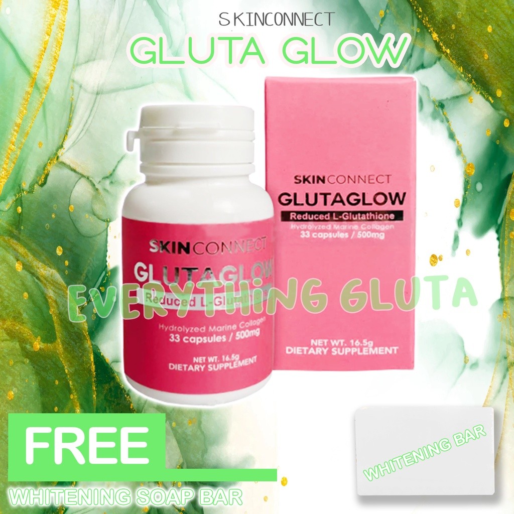 Gluta Glow Skin Connect - (Glutathione, Collagen, Vitamin C, Vitamin E ...