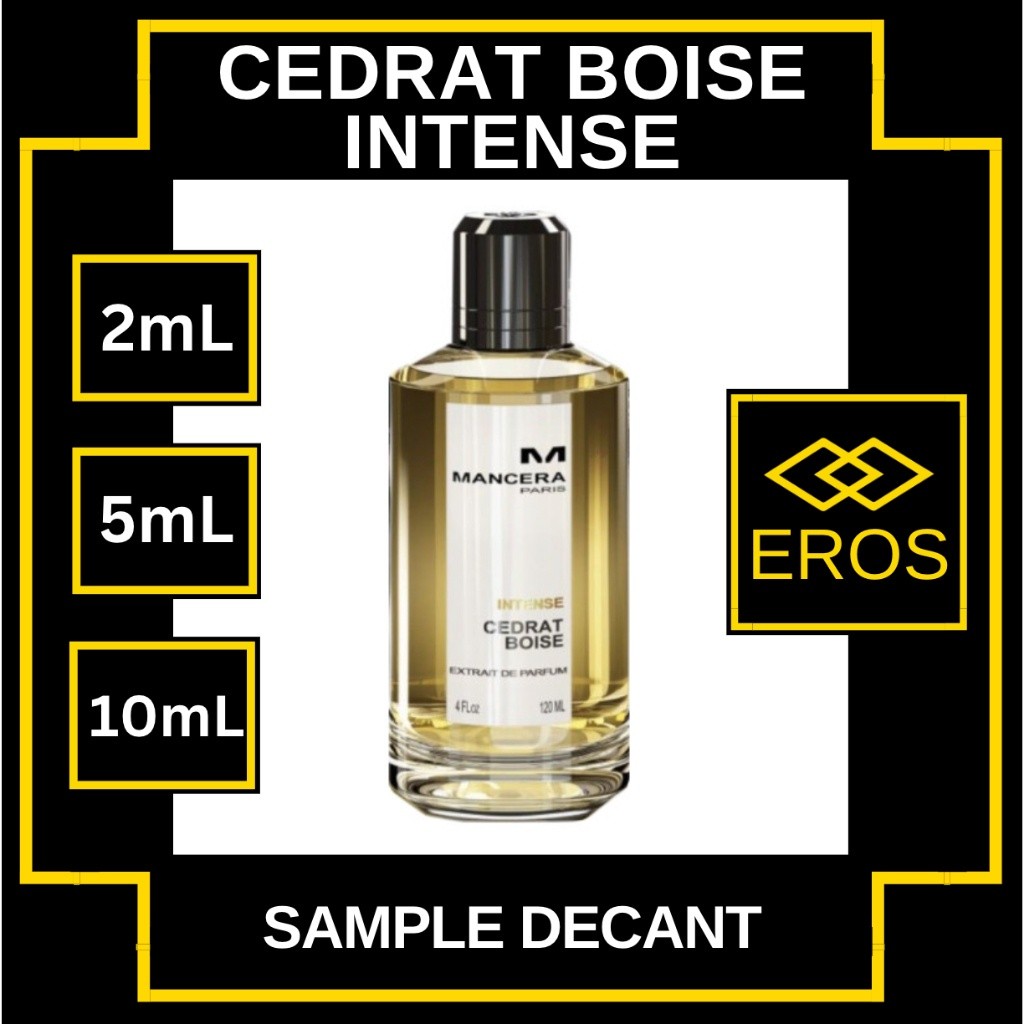 Mancera Cedrat Boise INTENSE 1mL 2mL 5mL decant perfume sample spray ...