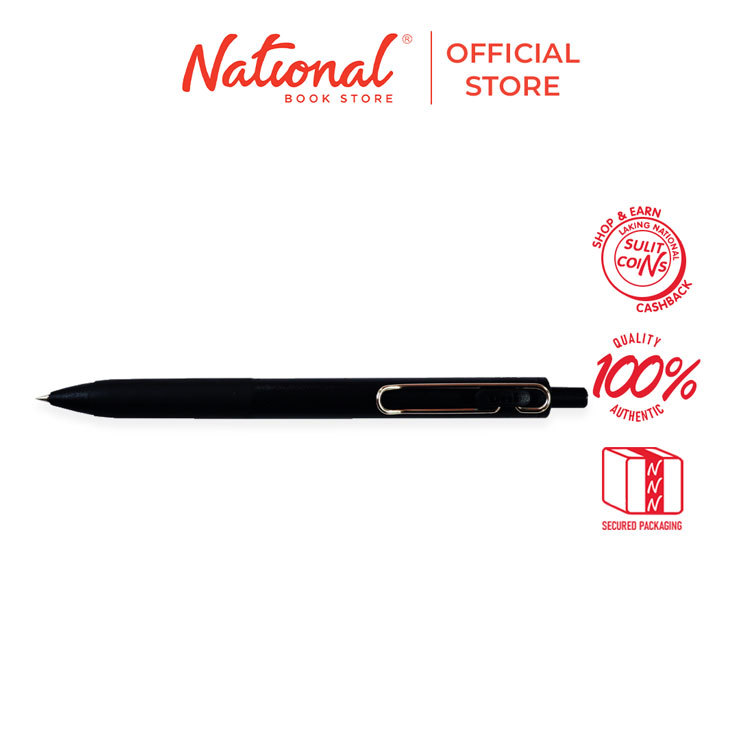 Uni Gel One Retractable Gel Pen Black Barrel 0.38mm UMN-S-38 BKBR ...