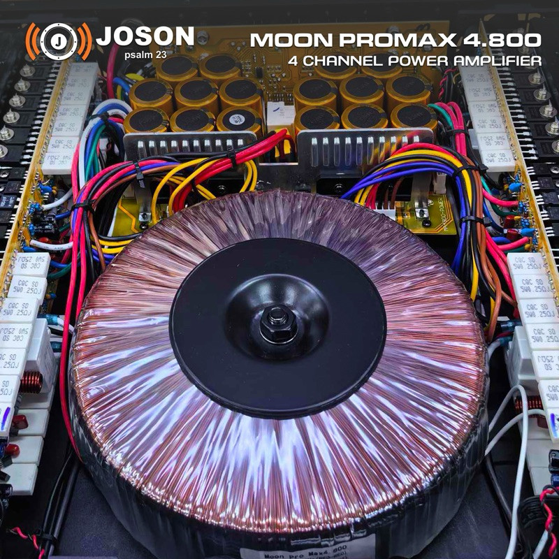 Joson MOON PRO-MAX 4.800 (4 Channel Class H Amplifier) | Shopee Philippines