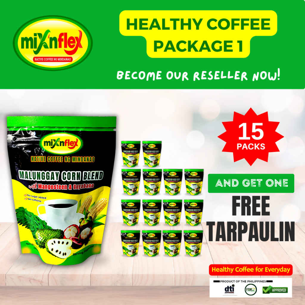 15-Pack Reseller Package 1 Native Coffee ng Mindanao Malunggay Corn ...