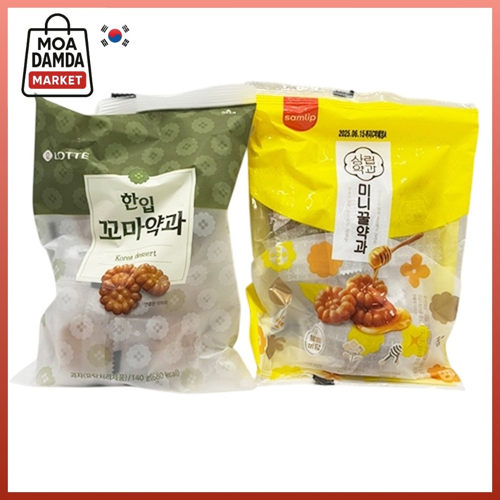 Spc samlip Mini Honey Yakgwa 65g/140g (Korean traditional sweet cake ...