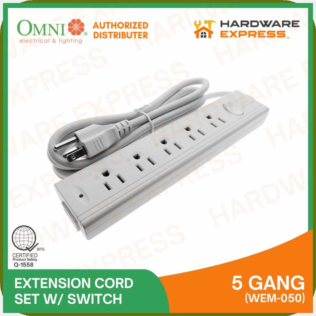 OMNI+Pl^WEM-050>MN,Extension;t&Cord`z&5-gang`p'w/{T'Magnet | Shopee ...