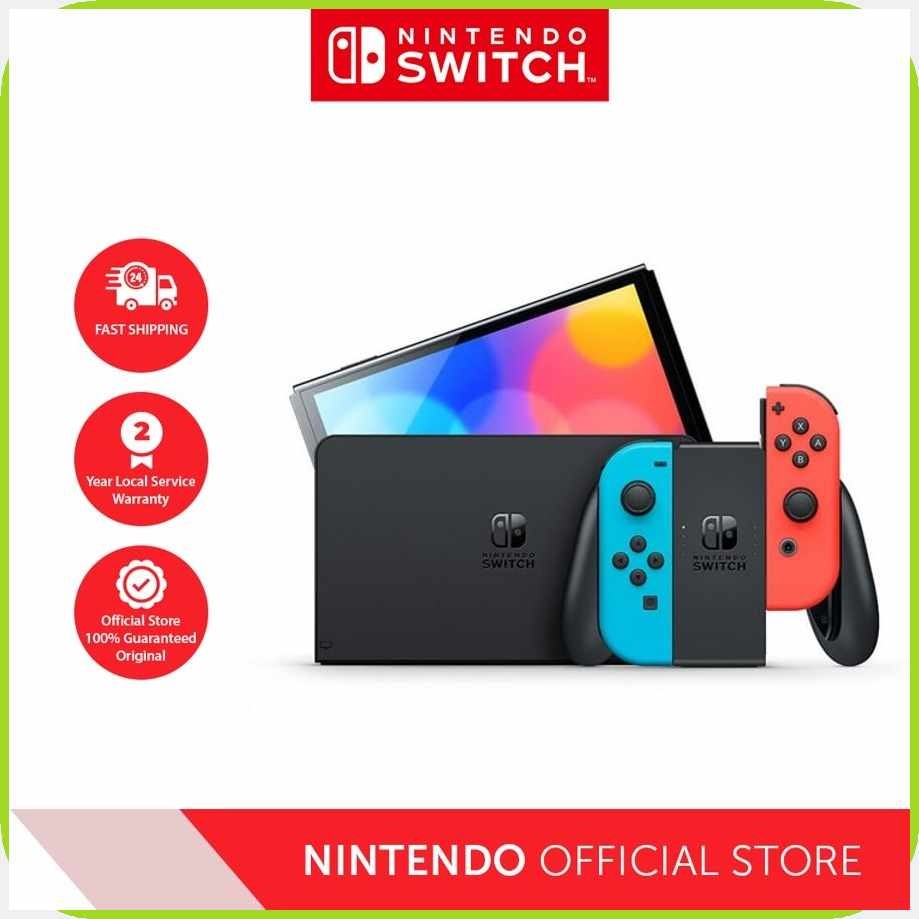 Nintendo_D~Switch;p+OLED@nx@eK@zL@PW@xP[iH!Model Neon Blue/Neon Red ...