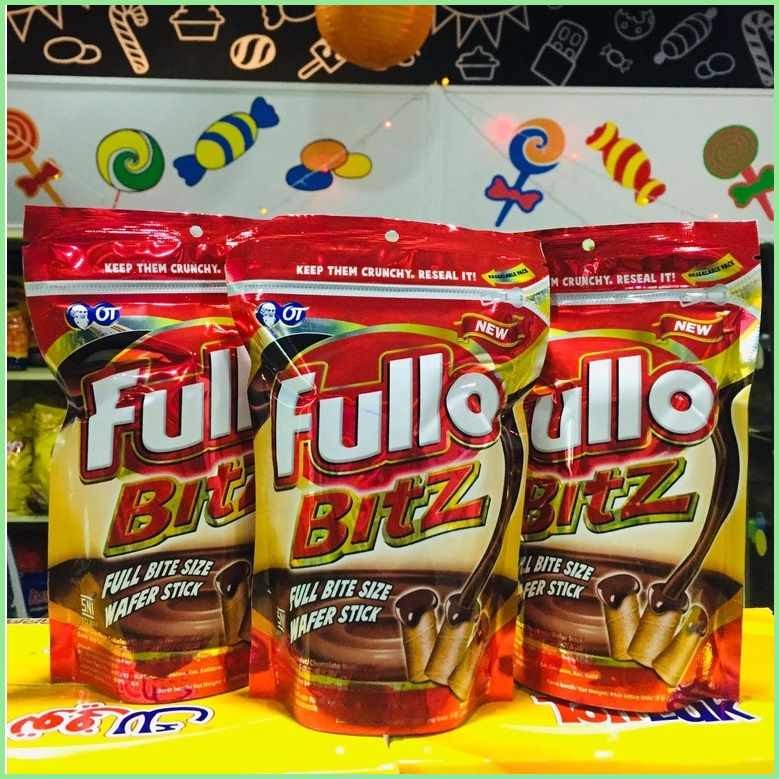 [BUNDLE OF 3] Fullo Bitz Full Bite Size Chocolate Wafer Stick 80g ...