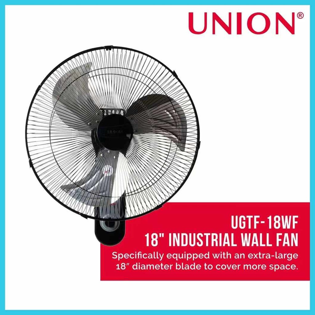 Union 18 Industrial Wall Fan /wall fan (UGTF-18WF) | Shopee Philippines