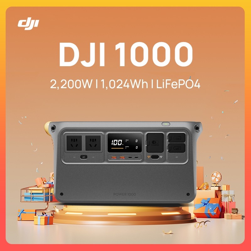 DJI Power 1000 Portable Power Station 1024Wh/2600W Portable LiFePO4 ...