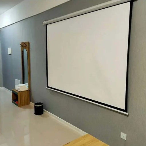 Motorized screen projection 4:3 Projector Screen Wall Mounted ...