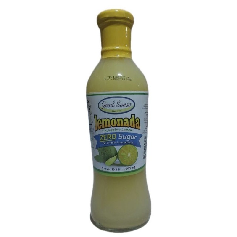 Good Sense Lemonada Zero Sugar Calamansi Concentrate, 500ml | Shopee ...