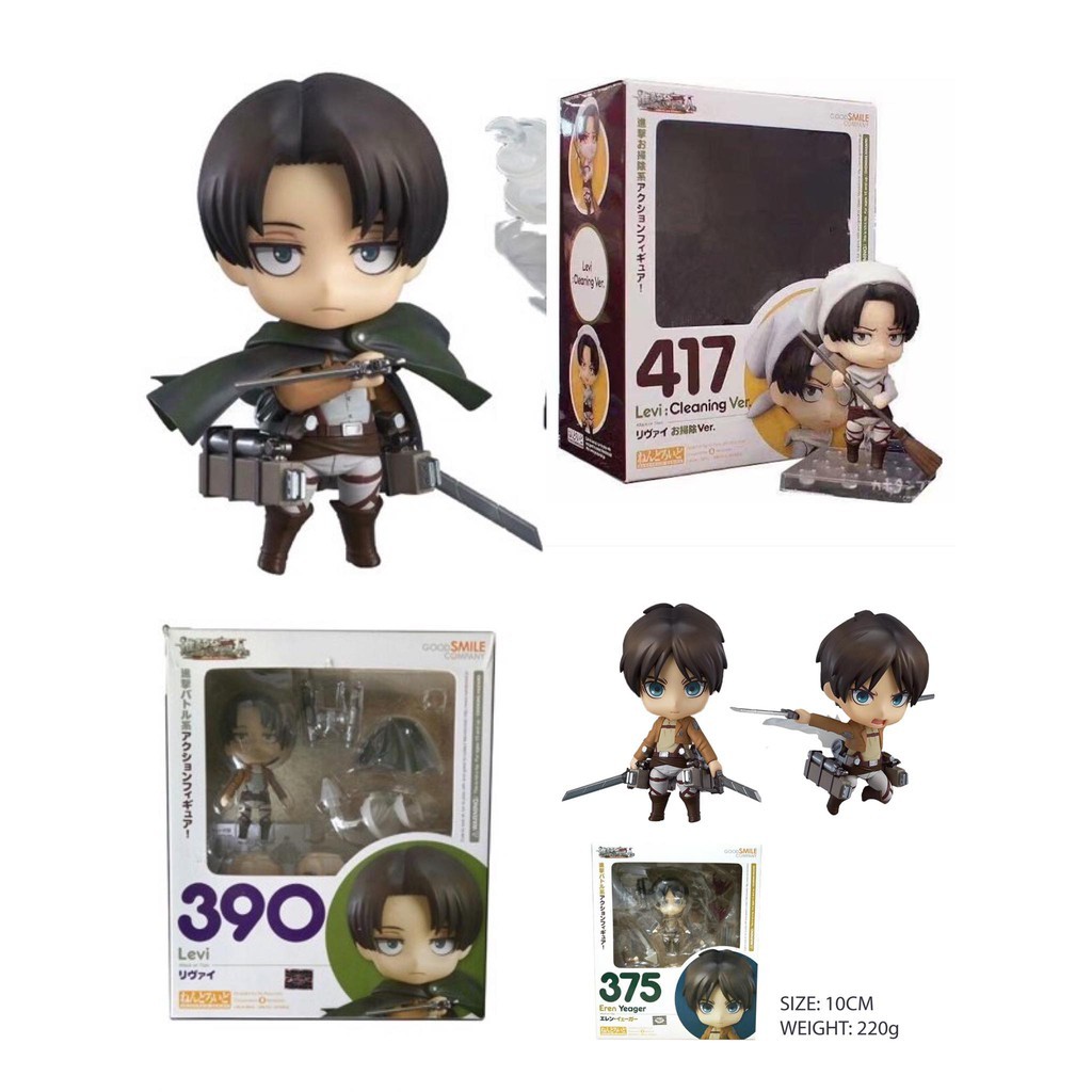 Nendoroid #390 Attack On Titan Levi #417 Action Figure | Shopee Philippines