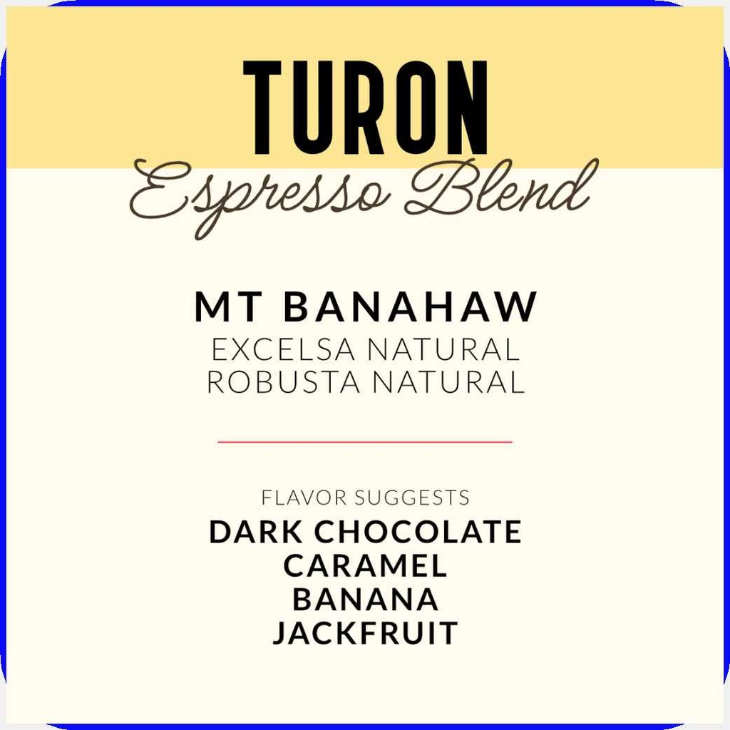 Turon Espresso Blend - Freshly Roasted Coffee Beans | Bodega Coffee ...