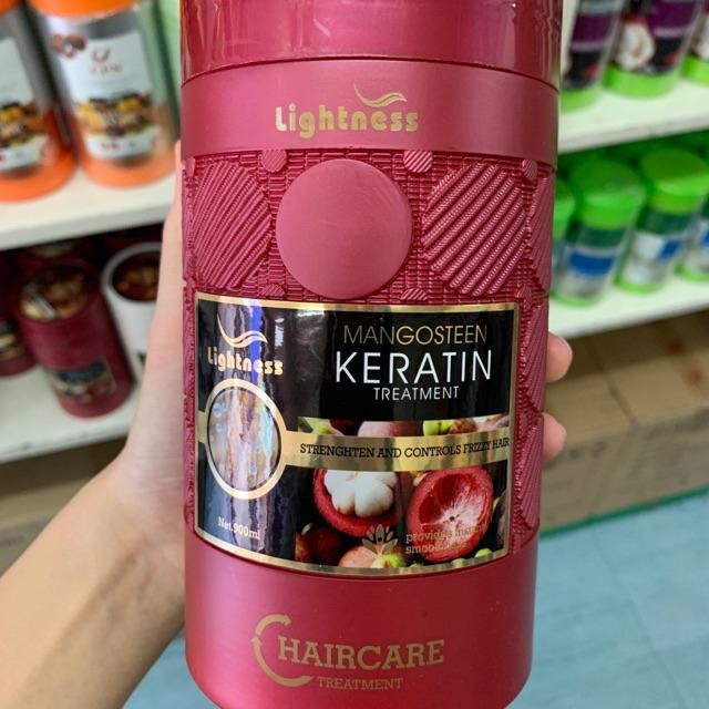 Lightness keratin treatment hair care mangosteen 900ml | Shopee Philippines