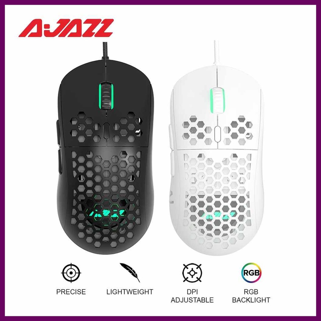 Ajazz>hAJ380R:MB%Hole%KK:Standard%YF:Gaming%lX;Mouse&Lightweight&RGB ...