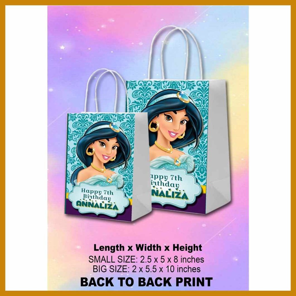 Princess'i/Jasmine}R>theme)y?paperbag*P?/*S?lootbag*j?(10pcs*w?per*D ...