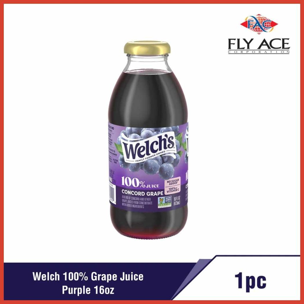 Welch's 100% Grape Juice Purple 16oz | Shopee Philippines