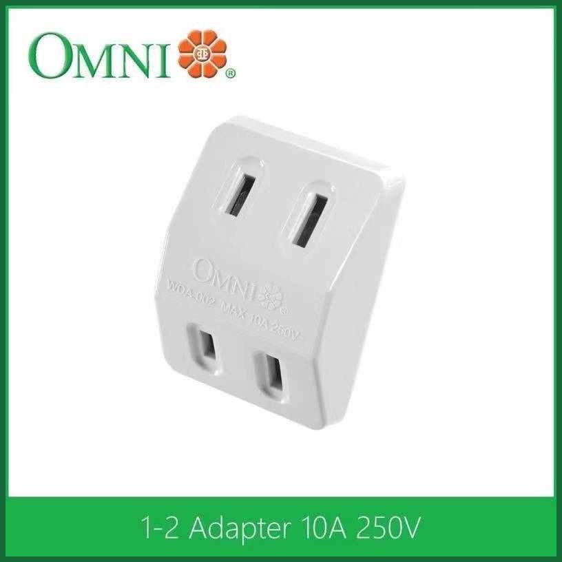 Omni 1-2 Adapter Flat Socket Plug Outlet Adapter WDA-002 | Shopee ...