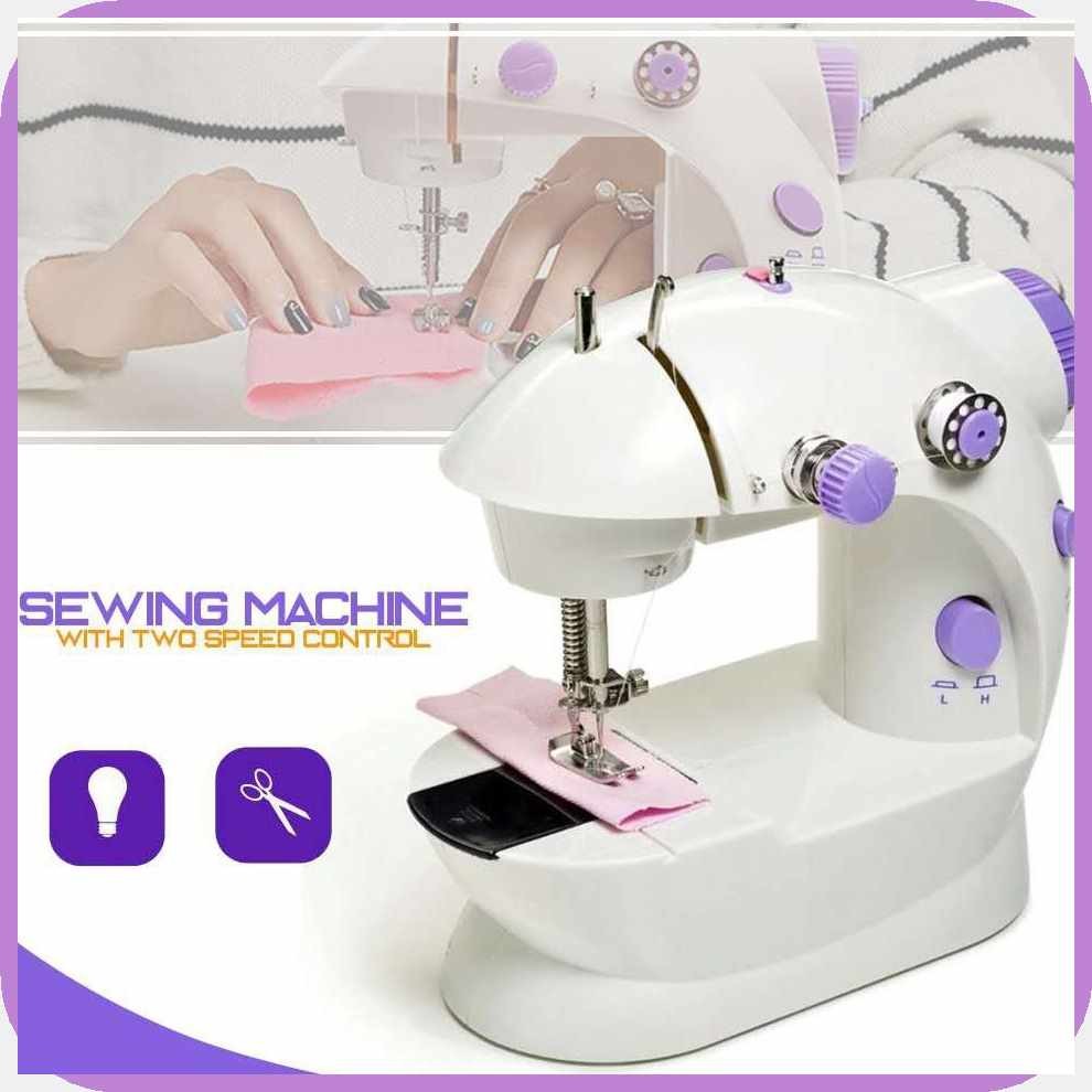 Portable Sewing Machine Mini Sewing Machines for Beginner 2-Speed ...
