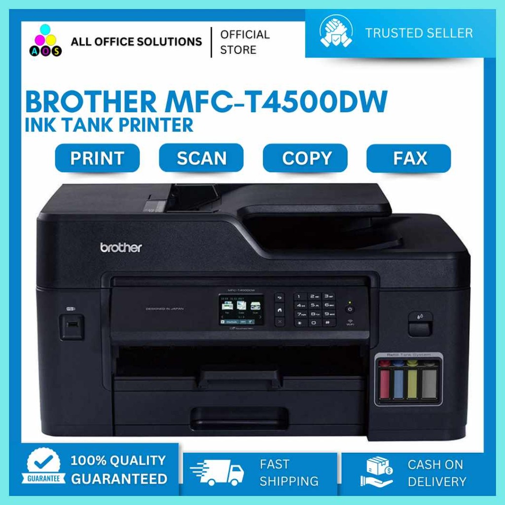 Brother:dw+MFC-T4500DW:ke+Ink BM+Rg+OP+F+F+g+Tank Printer | Shopee ...