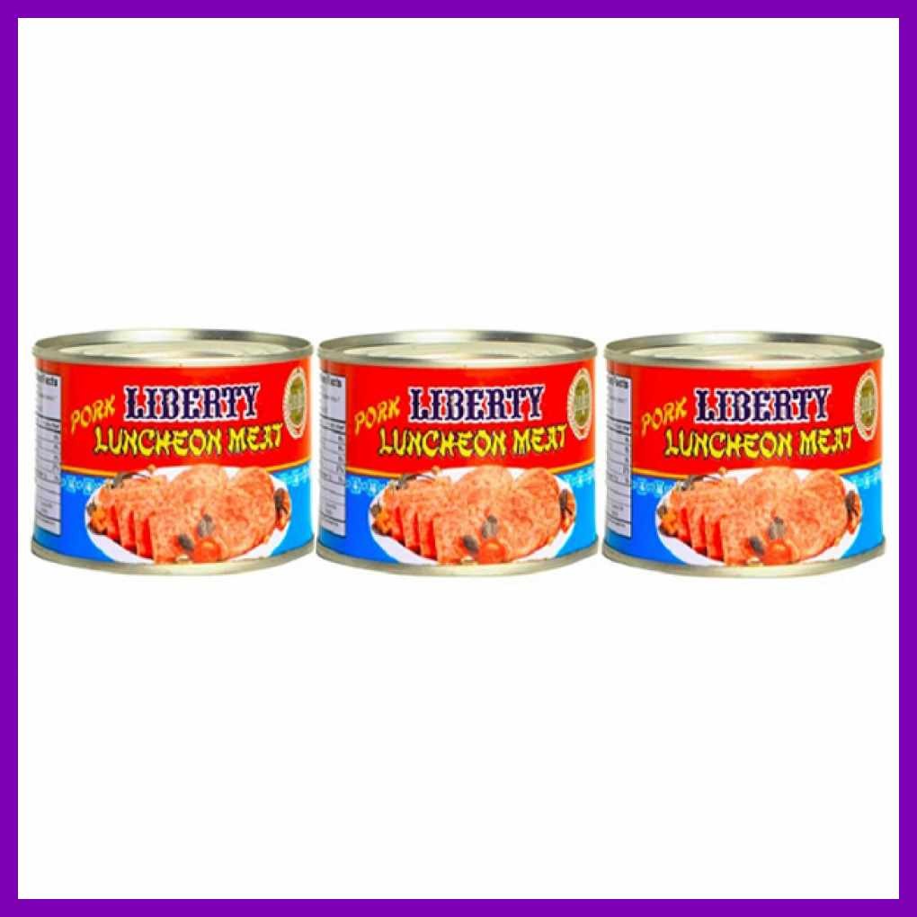 Liberty/WA*Luncheon,f^Meat>D)375g}v)3's | Shopee Philippines