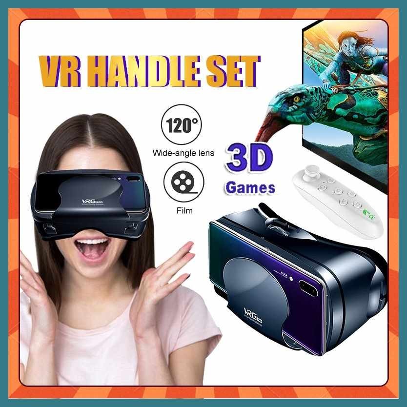 VR Box 3D With VR Controller 360° Virtual Reality Glasses VR Case Box For Adult 3D Movies Games ...