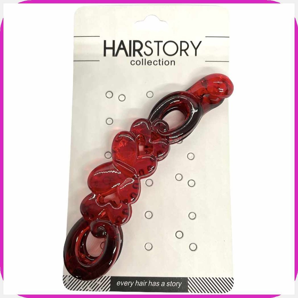 HAIRSTORY Y7019 France Multi Color Butterfly Banana Hair Clamp Clip ...