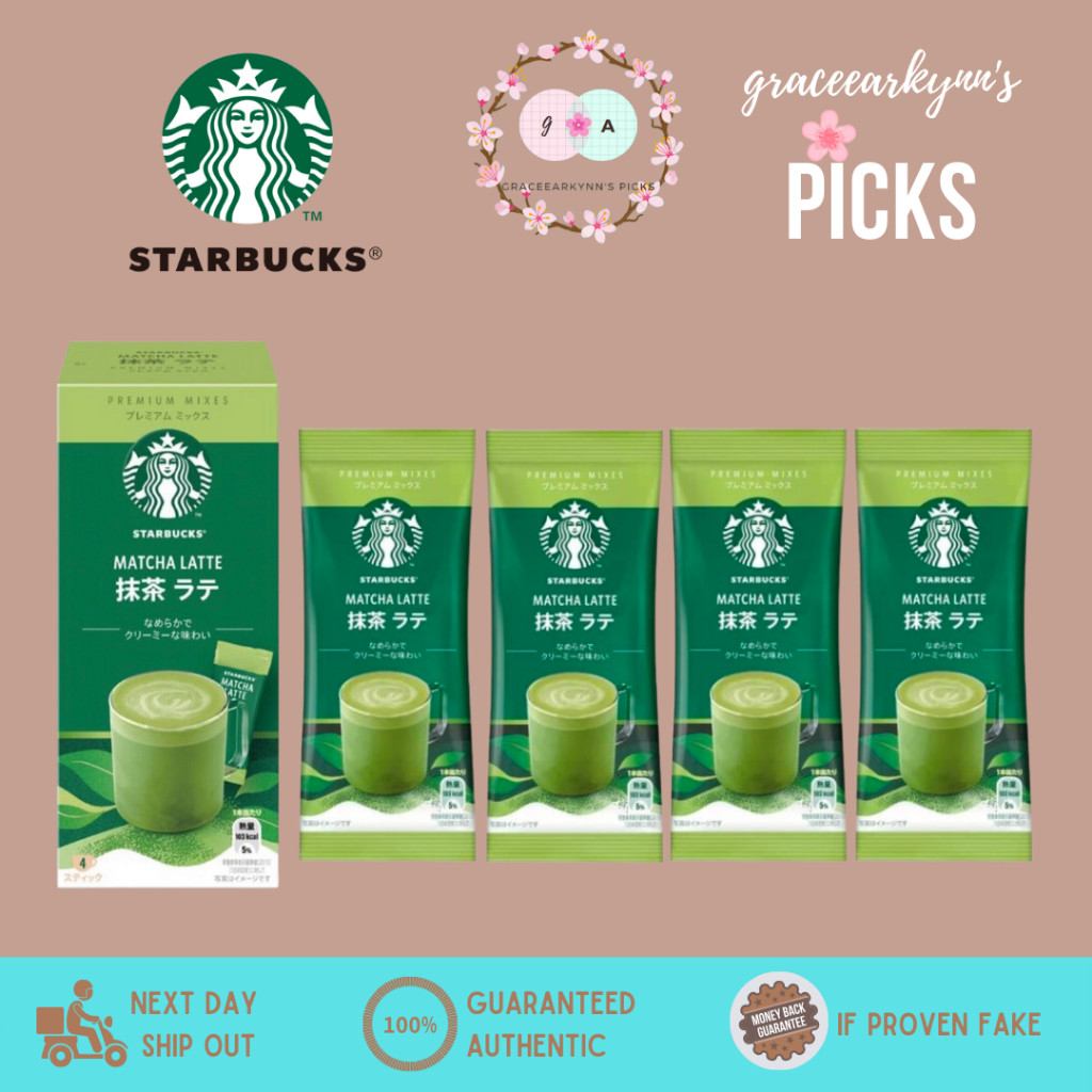 Starbucks x Nestle Japan Premium Mix Sticks - Matcha Latte | Shopee ...