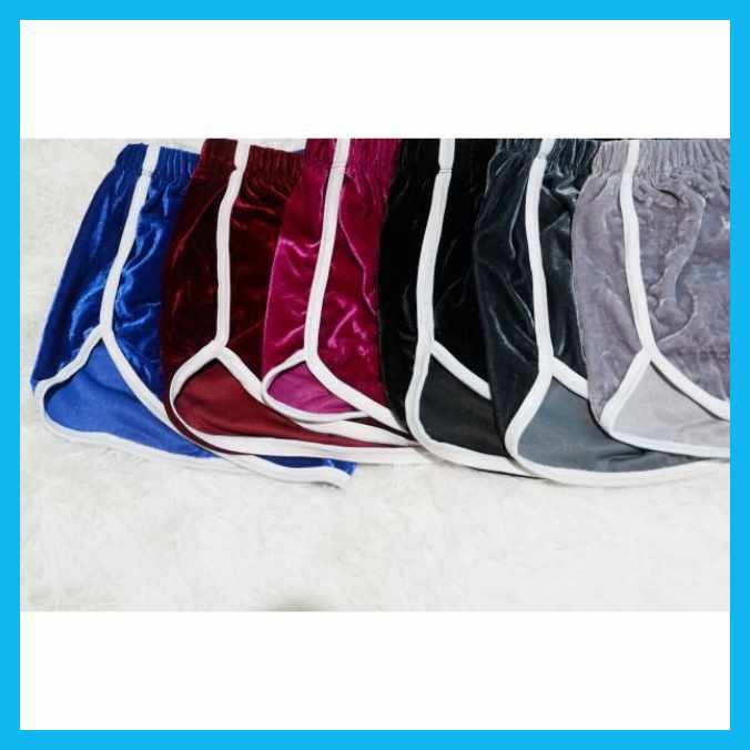 Trendy'j(Velvet]Cu@Dolphin`hy;Shorts | Shopee Philippines