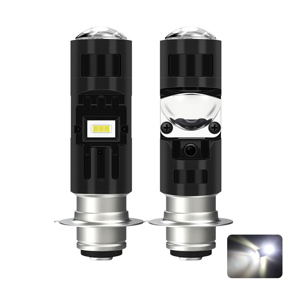 T19 P15D H4 LED Motorcycle Headlight 1860 Super Bright Chip White Led ...