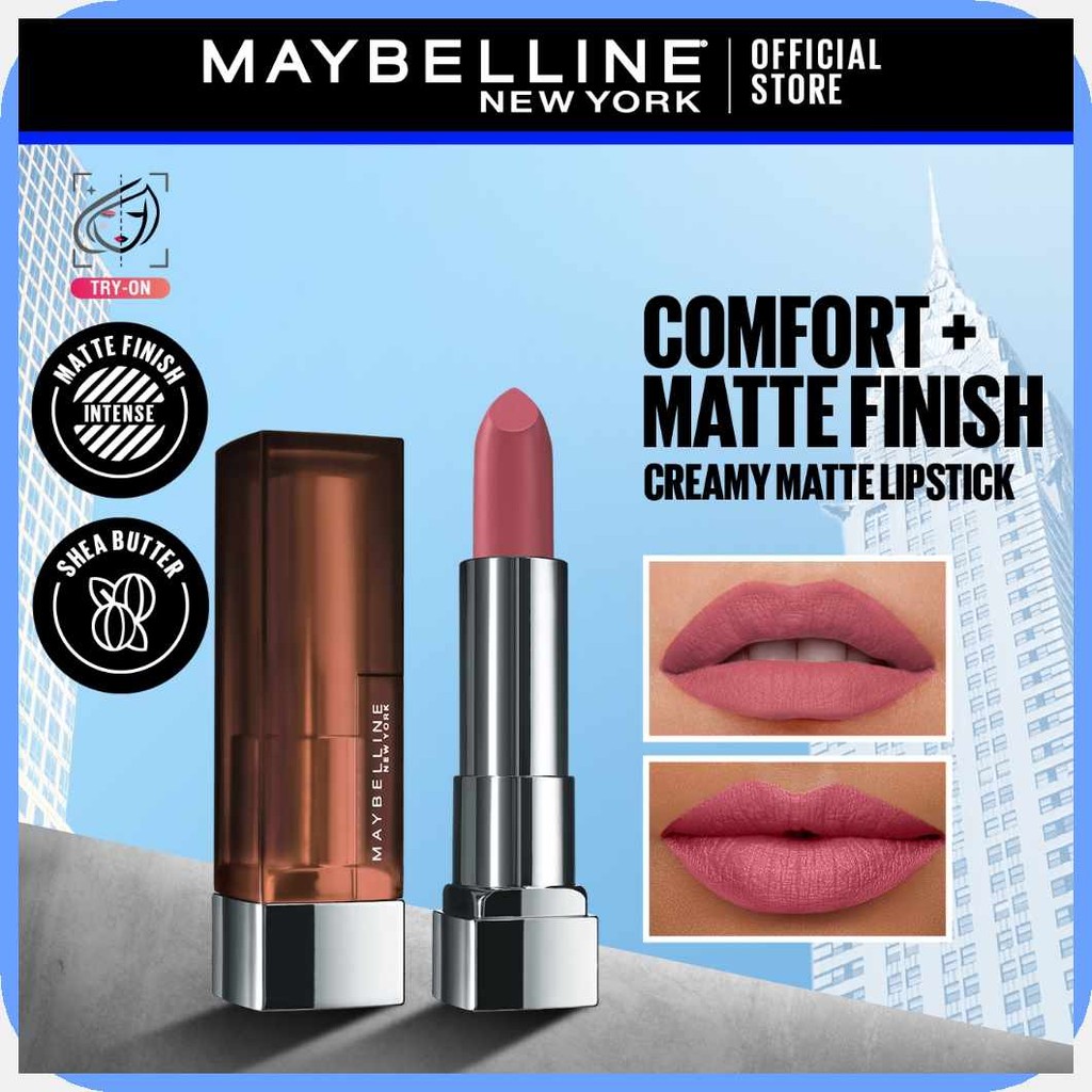 Maybelline@fTColor[YZ^Sensational}T>Matte*y?Creams*P?Lipstick*W?-*x ...