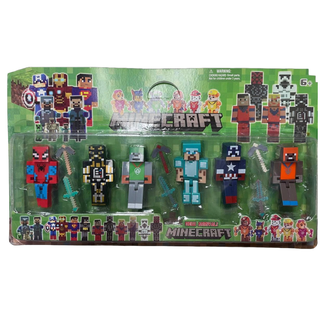 MINECRAFT Toys Set (Action Figures) | Shopee Philippines
