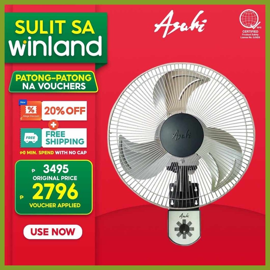 Asahi^fS'by#d&Winland!B[Industrial,A[Electric,r[Fan,GT[|+VB@18inches ...
