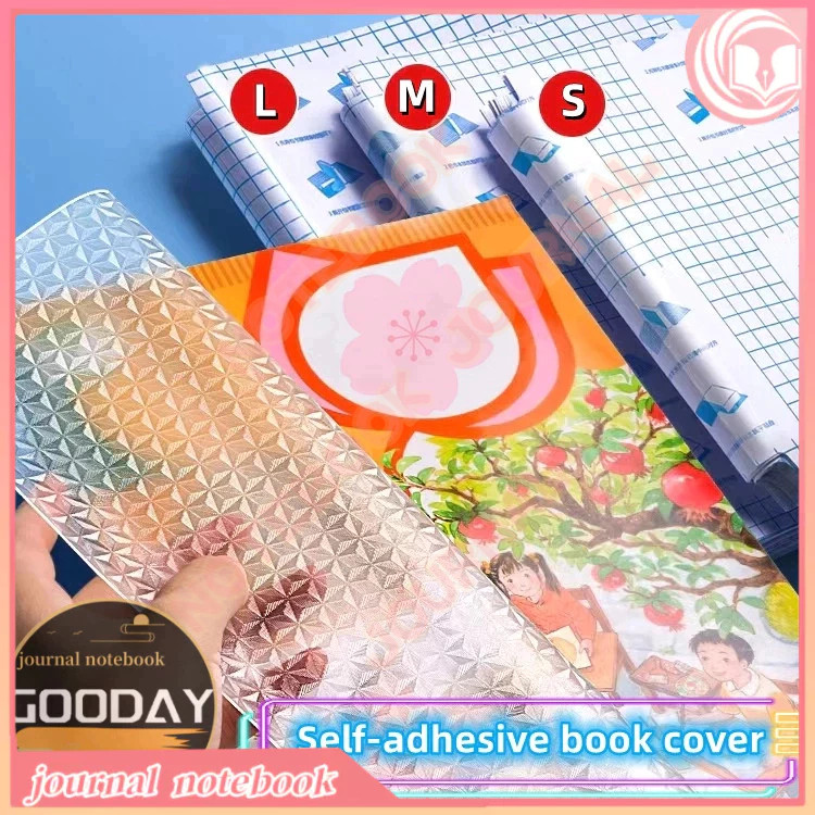 Self-adhesive book cover Diamond grain protective book cover school ...