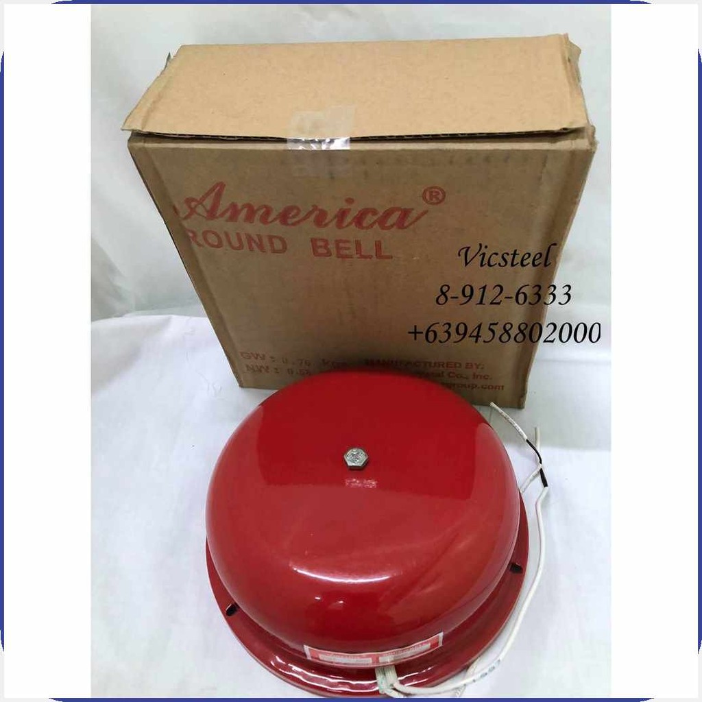 America#ja.Round!t)Bell^UC//$X.Electric#u.Bell#o.6#l.inches#L.8 inches ...